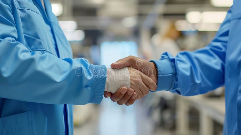 The Business Handshake Agreement. AI Generated Stock Image - Image of ...