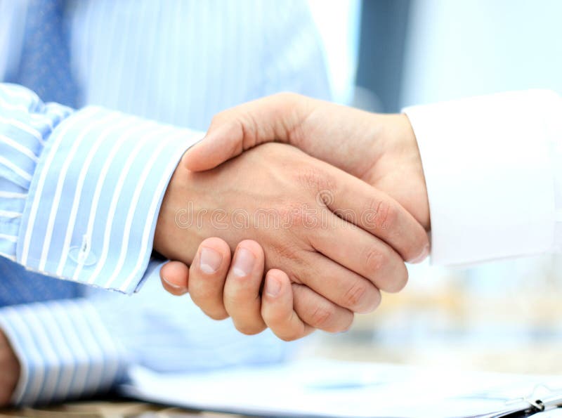 Business hand shake stock image. Image of businessman - 40705901
