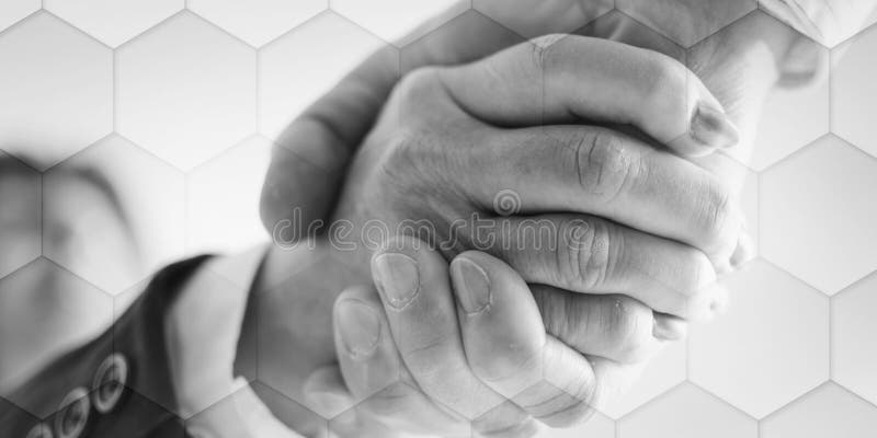 Business Handshake, Geometric Pattern Stock Photo - Image of office ...