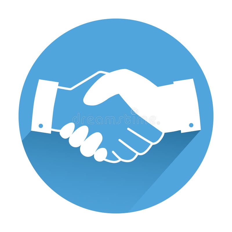 Handshake Icon Vector. Simple Flat Symbol. Perfect Black Pictogram ...