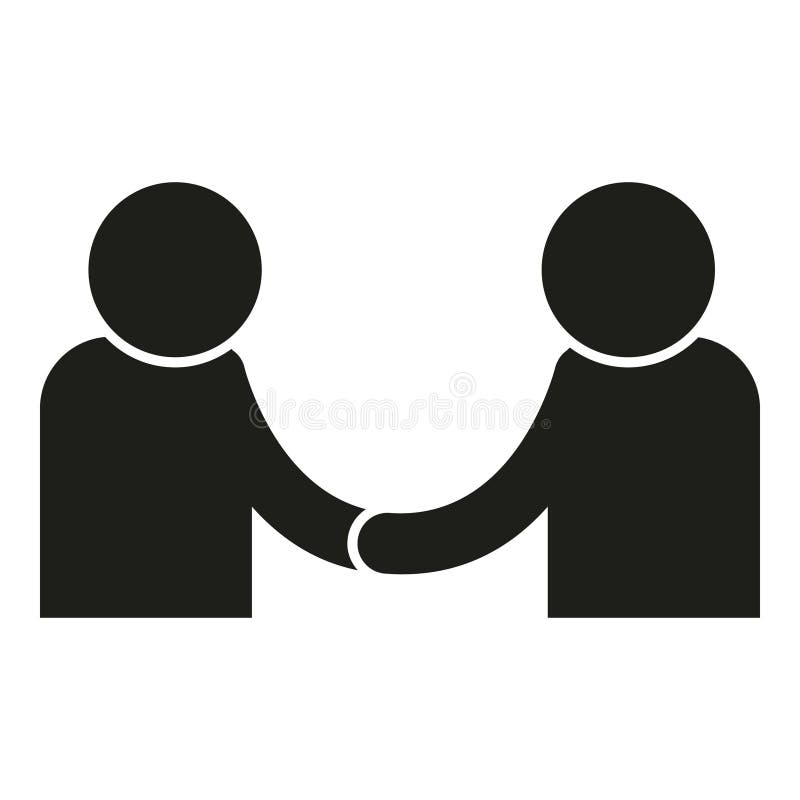 Business Handshake Icon Simple Vector. Human Work Stock Vector ...