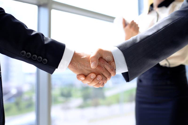 Business handshake stock image. Image of businesspeople - 94335087