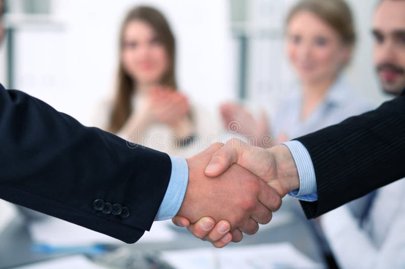 Business handshake stock image. Image of global, blue - 94563373