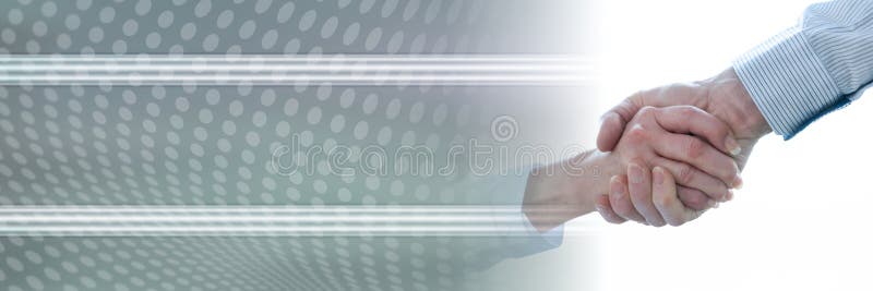 Business Handshake; Panoramic Banner Stock Photo - Image of ...