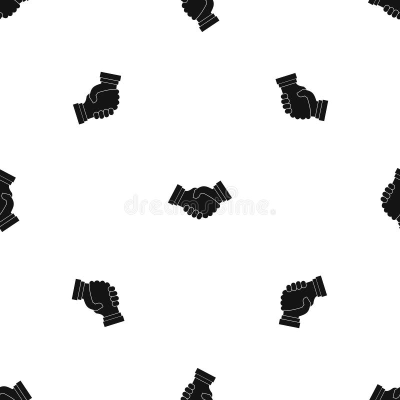 Handshake pattern seamless stock vector. Illustration of leadership ...