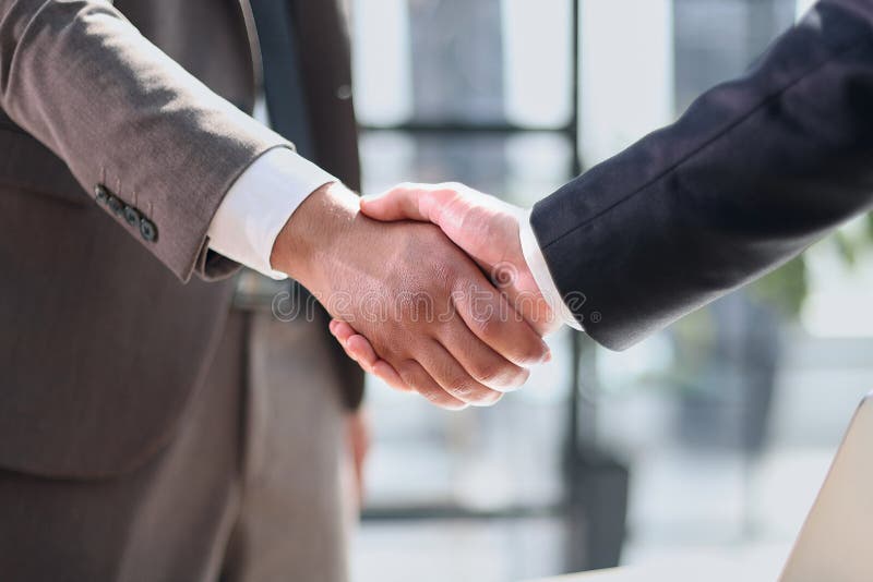 Closeup of Handshake of Business Partners Stock Photo - Image of ...