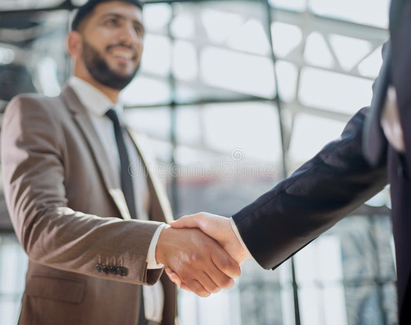 Closeup of Handshake of Business Partners Stock Photo - Image of ...