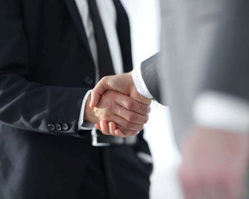 Business Men Giving a Handshake. Business Concept Stock Photo - Image ...