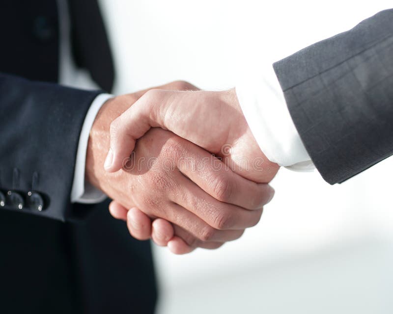 Business Men Giving a Handshake. Business Concept Stock Image - Image ...