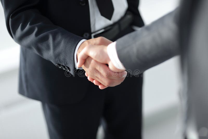 Business Men Giving a Handshake. Business Concept Stock Image - Image ...