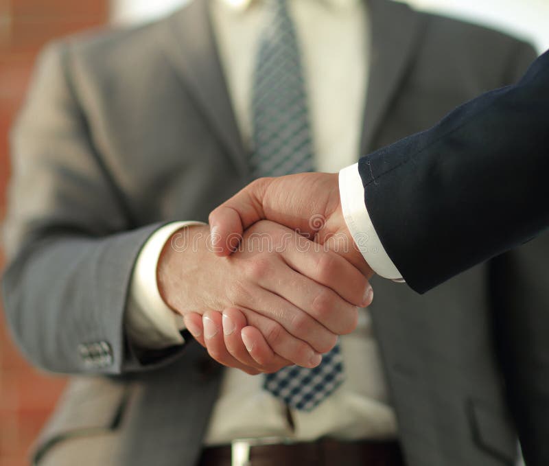 Business Men Giving A Handshake. Business Concept Stock Photo - Image ...