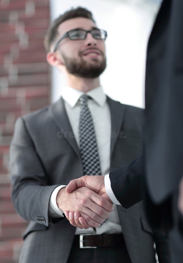 Business Men Giving a Handshake. Business Concept Stock Image - Image ...