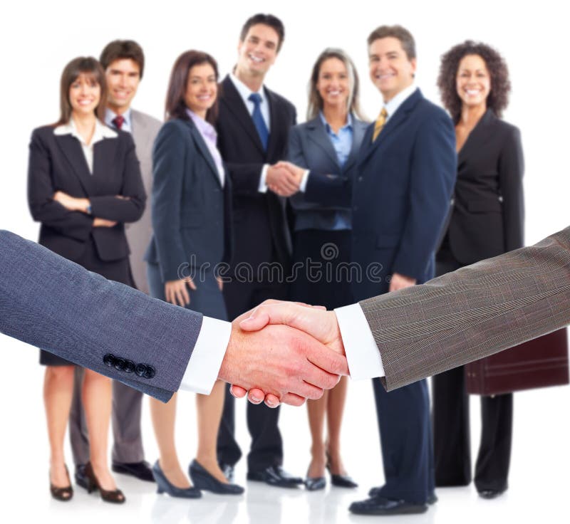 Business handshake. stock photo. Image of human, shake - 31666064