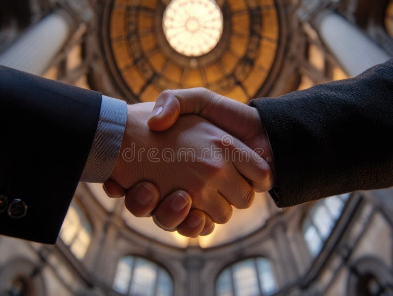 Business Handshake stock image. Image of windows, conference - 389220497