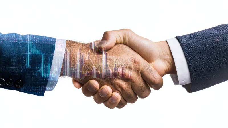A Business Handshake Symbolizing Partnership and Cooperation in a ...