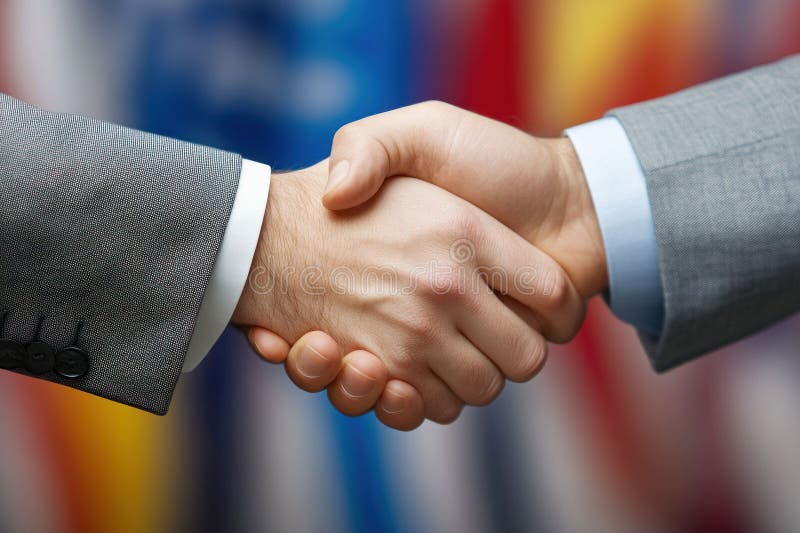 Business Handshake Symbolizing Partnership and Global Cooperation Stock ... Business Handshake Symbolizing Partnership and Global Cooperation Stock ...