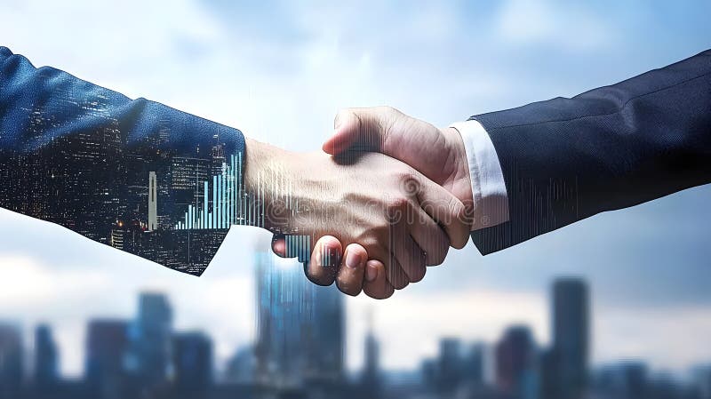 Business Handshake Symbolizing Partnership and Growth Stock Image ...