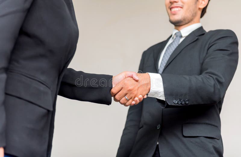 Business Handshake and Teamwork for Success Stock Image - Image of ...