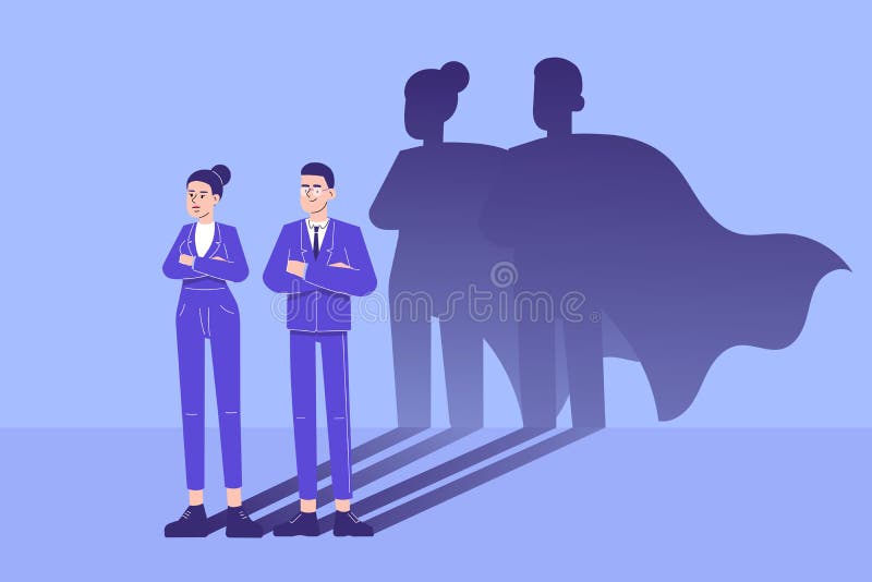 Superhero Business People Stock Vector Illustration Of Coworker 29876714