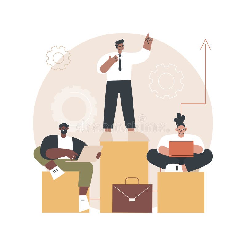 Business Hierarchy Abstract Concept Vector Illustration. Stock Vector ...