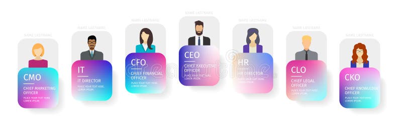 Business Hierarchy Hexagon Chart Infographics. Corporate Organizational ...