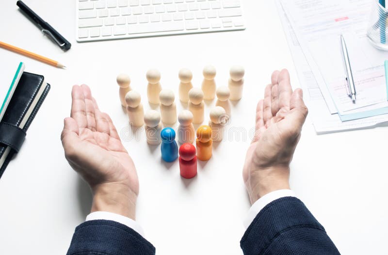 Business Human Resource Management Concepts.build Team Confidence. Plan ...