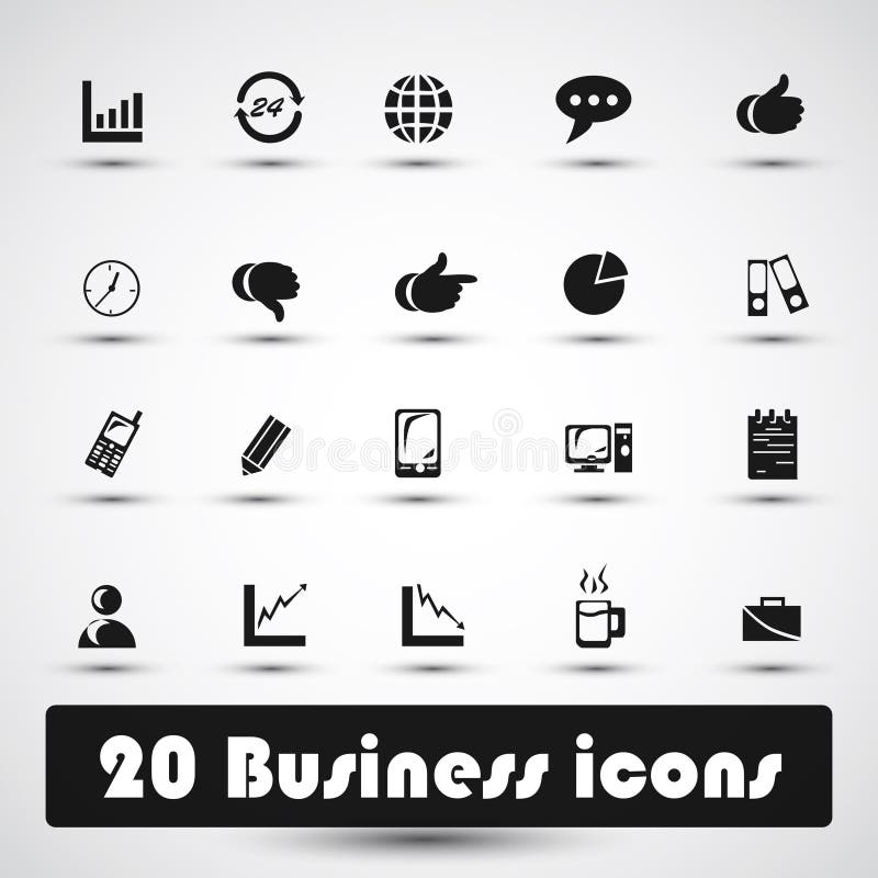 Basic Vector Icon Pack. Modern Design Icons for Website or Presentation ...