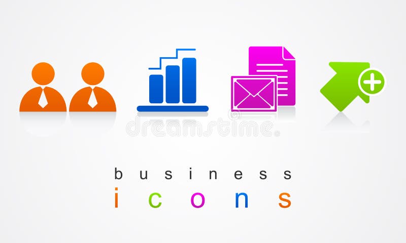 Business Website Icons Buttons Sign Internet Stock Vector ...