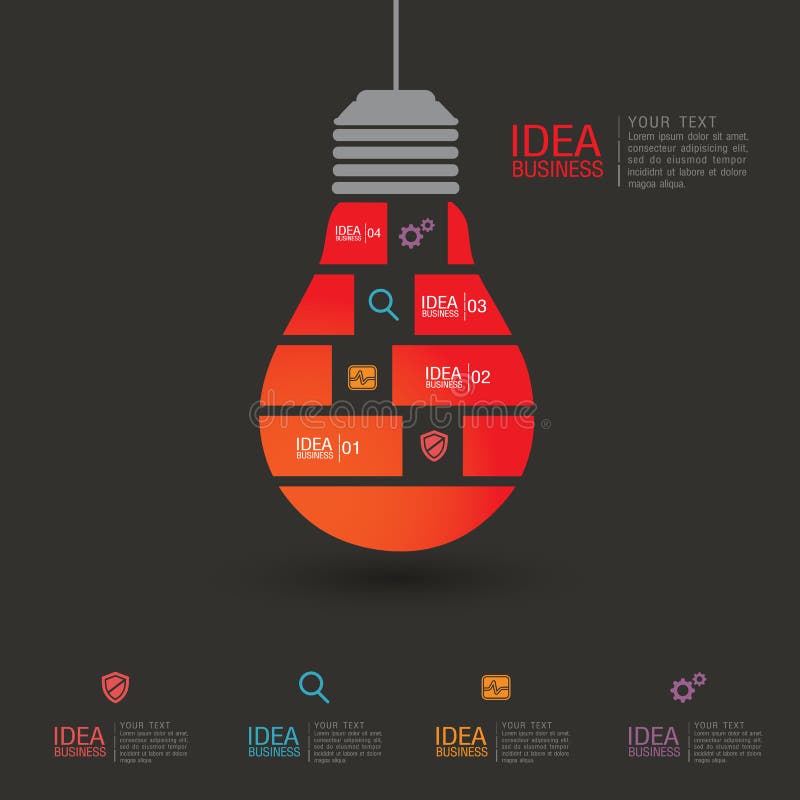 Business Idea Concept Illustration. Stock Illustration - Illustration ...