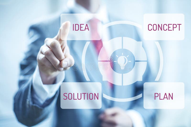 Business idea concept stock photo. Image of infographic - 33167484