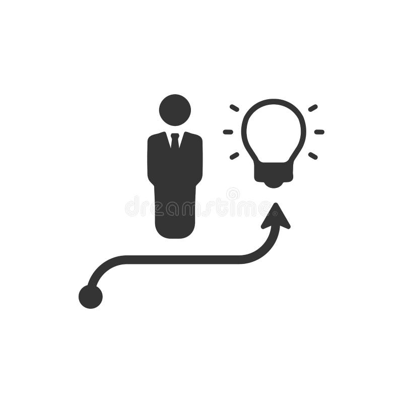 Business Idea Icon stock vector. Illustration of communication - 97849736