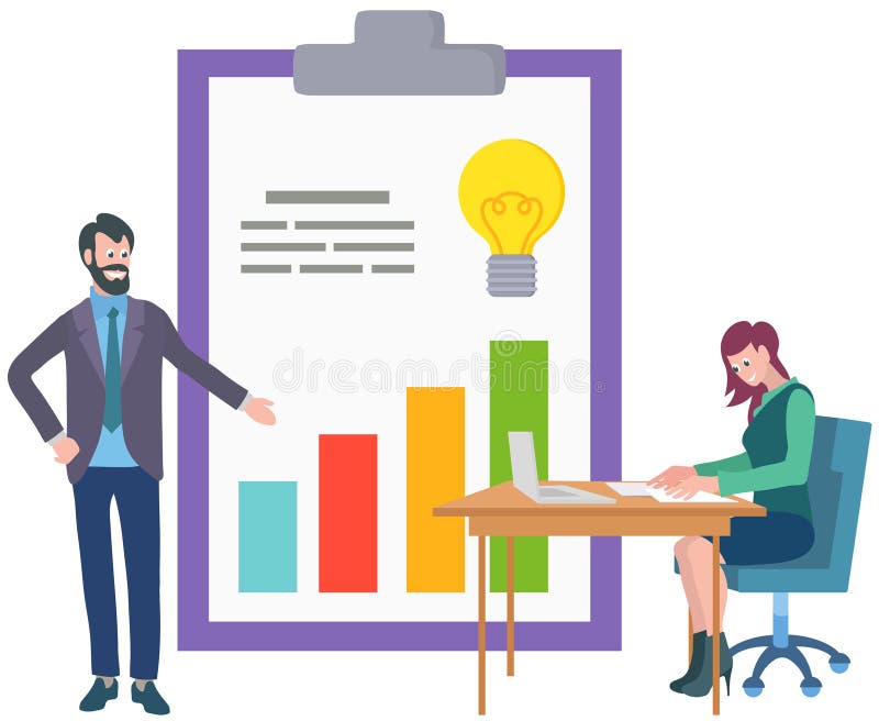 Business Idea, Plan Strategy and Solution. Business People Having ...