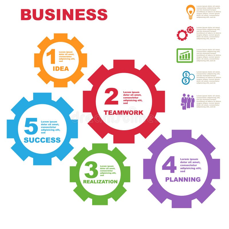 Business Idea-10 stock vector. Illustration of element - 63019191