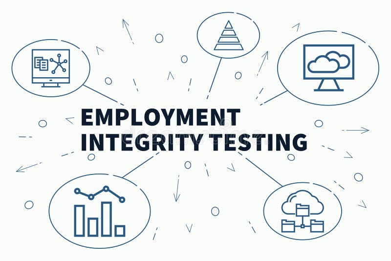 Business Illustration Showing the Concept of Employment Integrity ...