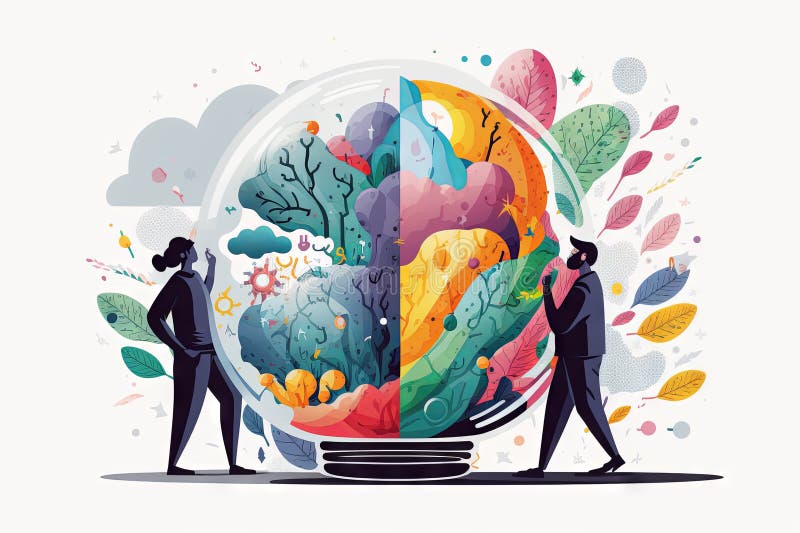 Business Illustration Small People Characters Develop Creative Business ...