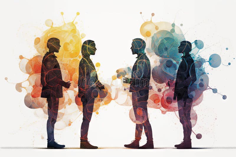 Business Illustration Small People Characters Develop Creative Business ...