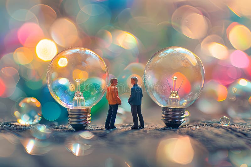 Business Illustration Small People Characters Develop Creative Business ...