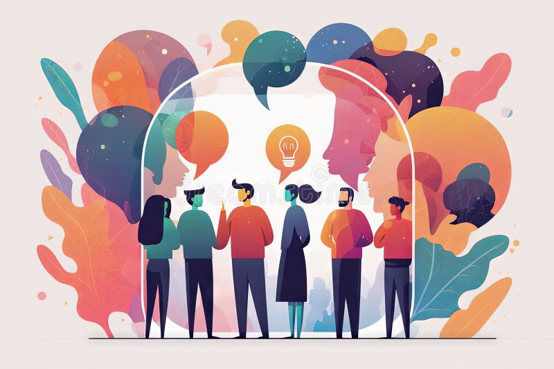 Business Illustration Small People Characters Develop Creative Business ...