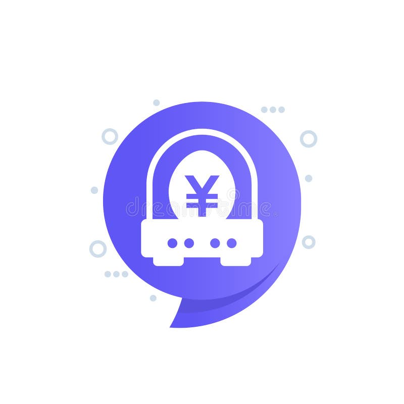 Business Incubator Icon with Egg and Yuan, Vector Stock Vector ...