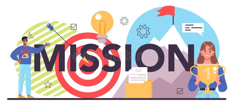 Successful Mission Concept. Idea of Business Achievement Stock Vector ...