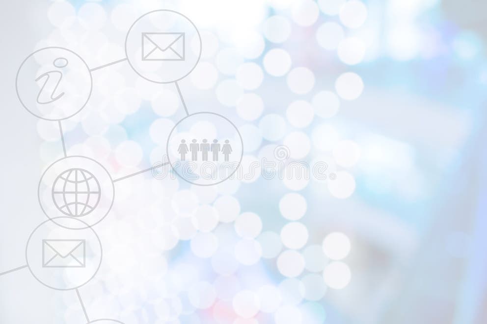 Business Info Graphic with Blur Background Stock Image - Image of ...