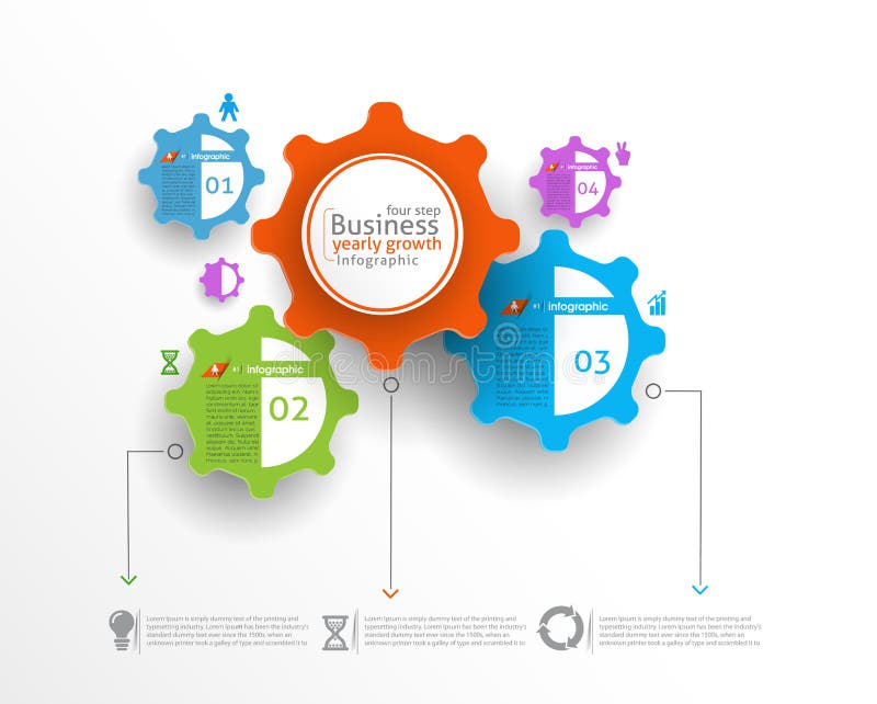 Business Infographic Background Stock Vector - Illustration of data ...