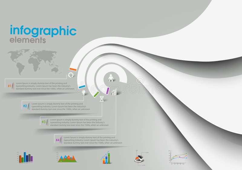 Business Infographic Background Stock Vector - Illustration of graphic ...