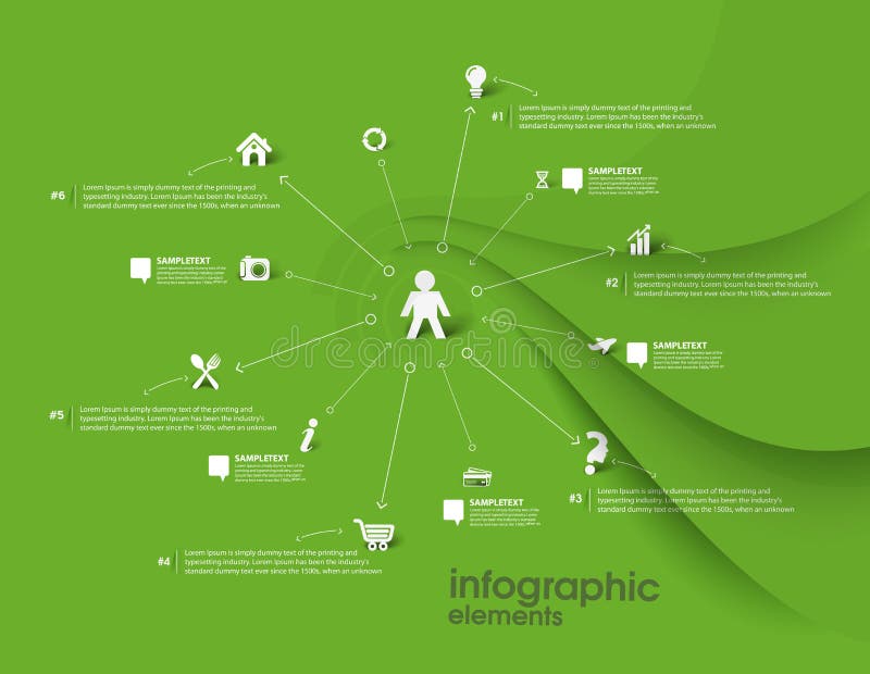 Business Infographic Background Stock Vector - Illustration of design ...