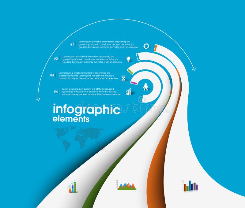Business Infographic Background Stock Vector - Illustration of ...