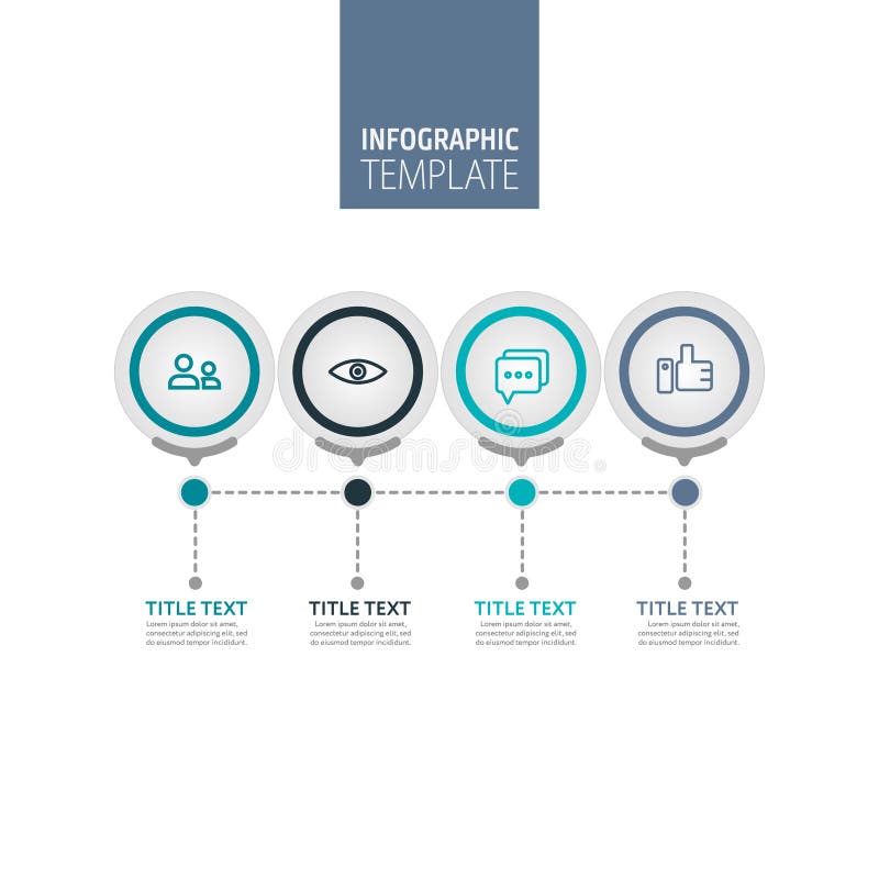 Business Infographic Concept - Set of Infographic Elements in Flat ...