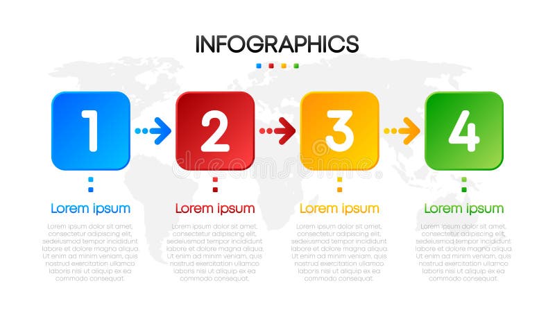 Business Infographic, Data Visualization. Square Frame. Simple ...