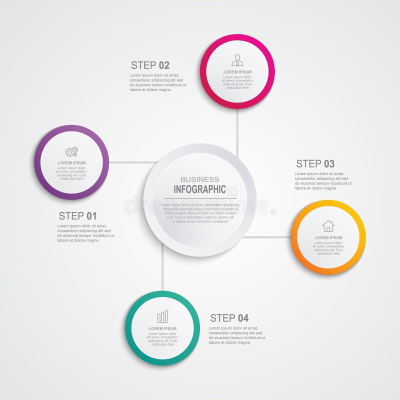 Business Infographic.Business Data Visualization. Vector Abstract ...