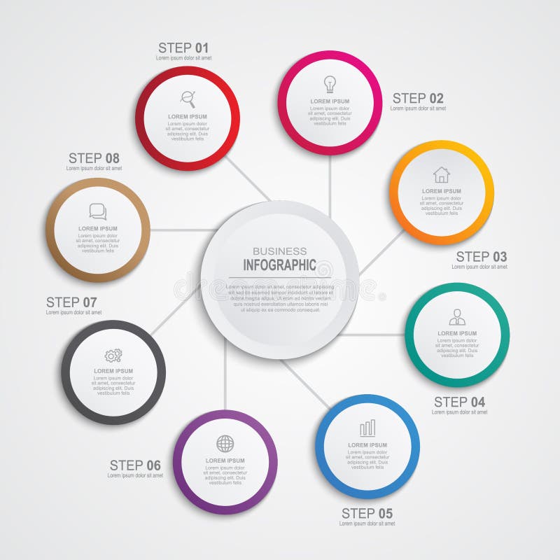 Business Infographic. Business Data Visualization. Vector Abstract ...