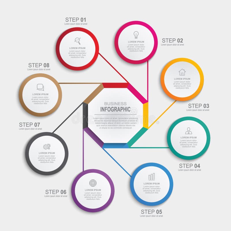 Business Infographic.Business Data Visualization. Vector Abstract ...